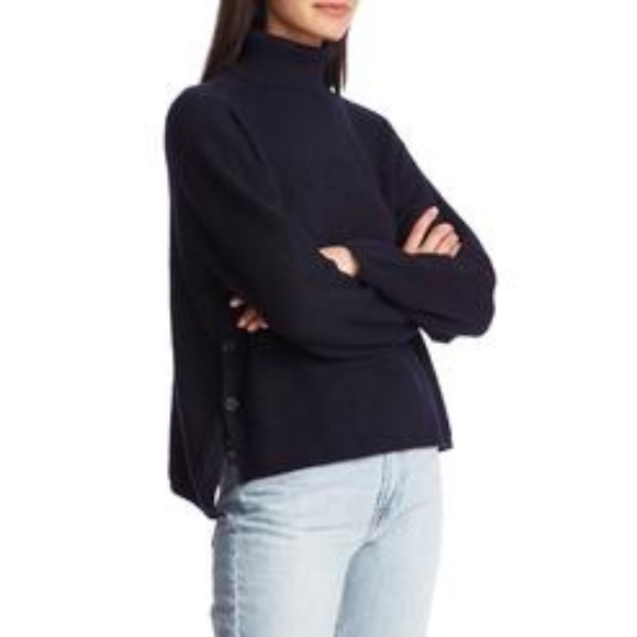 1. State | Sweaters | State Waffleknit Buttondetail Turtleneck Sweater ...